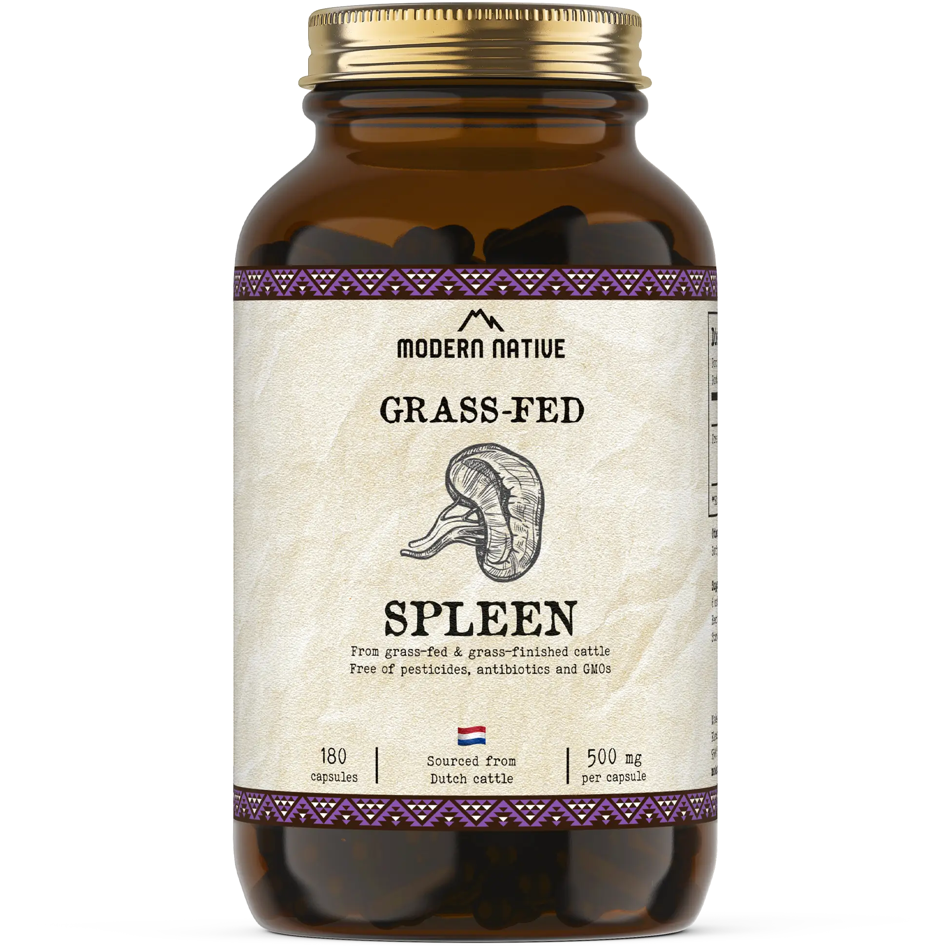 Grass-Fed Organ Supplement Spleen | Capsules for Immune Support ...